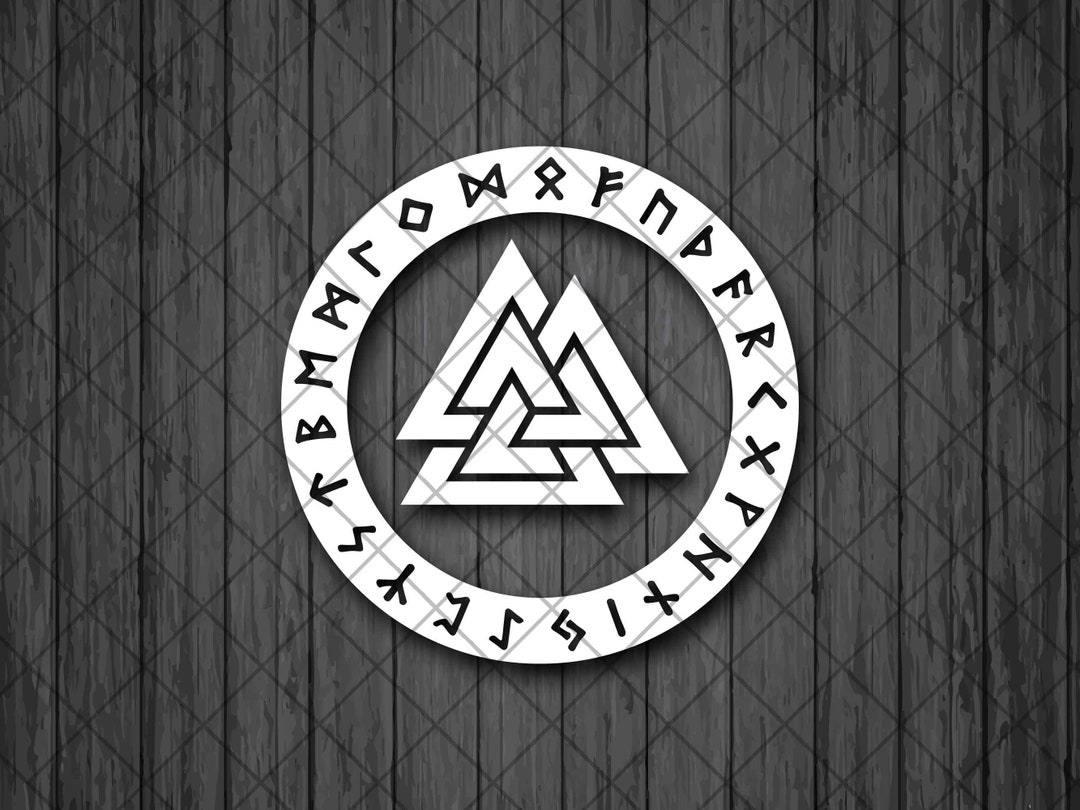 Valknut Vinyl CAR DECAL Sticker, Pagan Odin Asatru Norse Viking ...