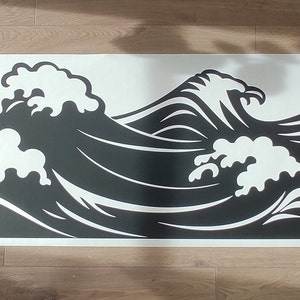 Ocean Waves SUV Vinyl Decal Sticker, Sea Waves Line 4x4 off Road Vinyl ...