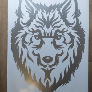 Wolf Vinyl Decal Sticker, Wolf Car Decal, Truck Wolf Decal, Laptop ...
