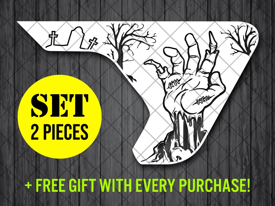 Zombie Hand Fender Vent Vinyl Decal Sticker, JL / JLU / JT Halloween ...