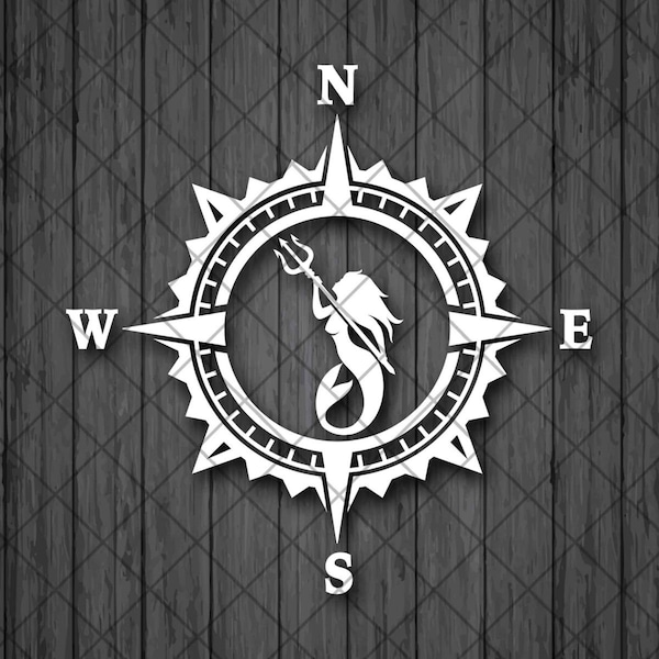 Mermaid Wall Decal - Etsy