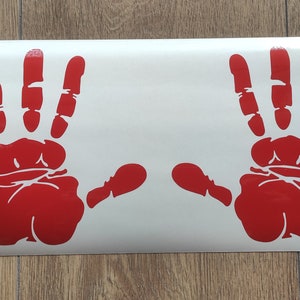 Two Hand Wave Stickers Vinyl Decal Sticker, Fits JL / JLU / JT (x2 ...
