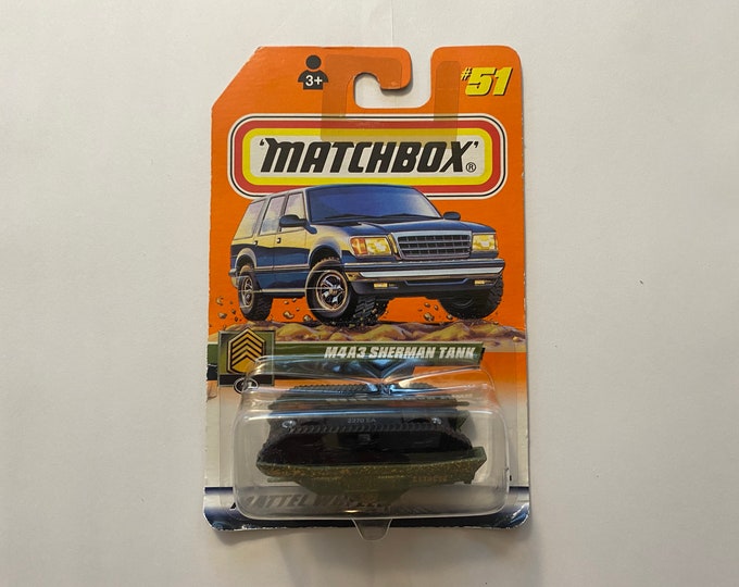 Matchbox Military Tank 70 New on Card - Etsy