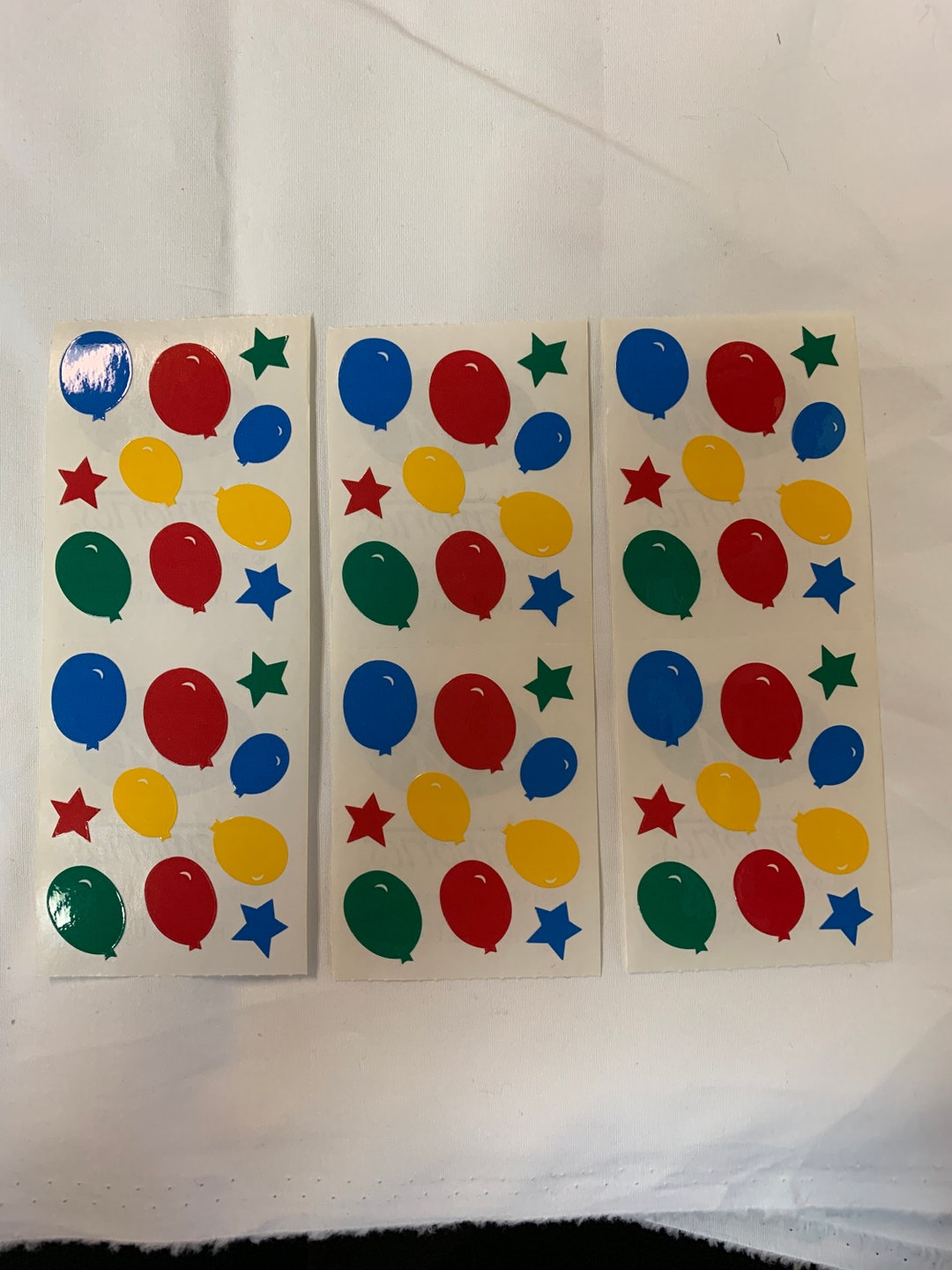 3 Vintage Creative Memories Sticker Strips Sheets Party - Etsy