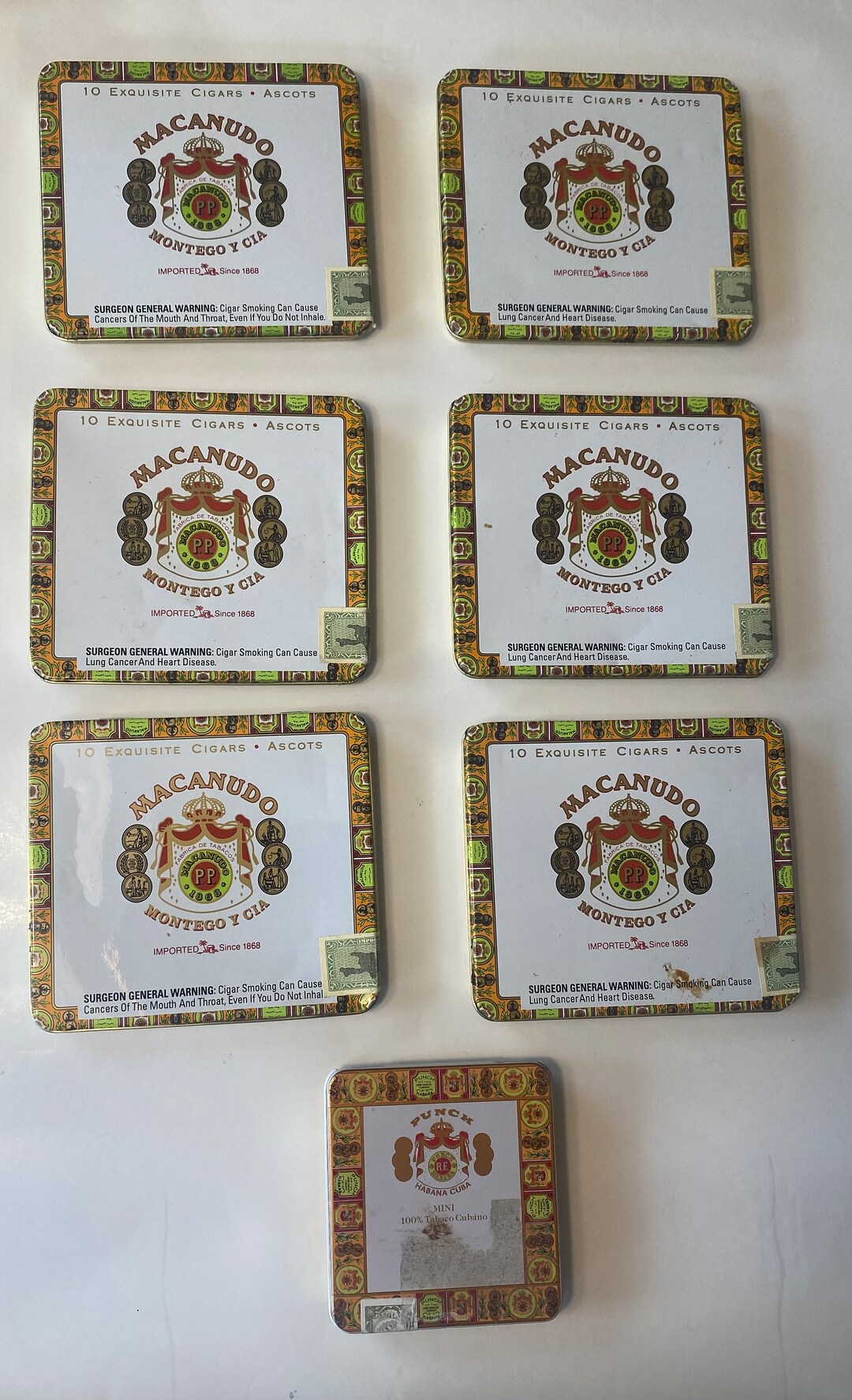 Vintage Cigar Tins - Etsy