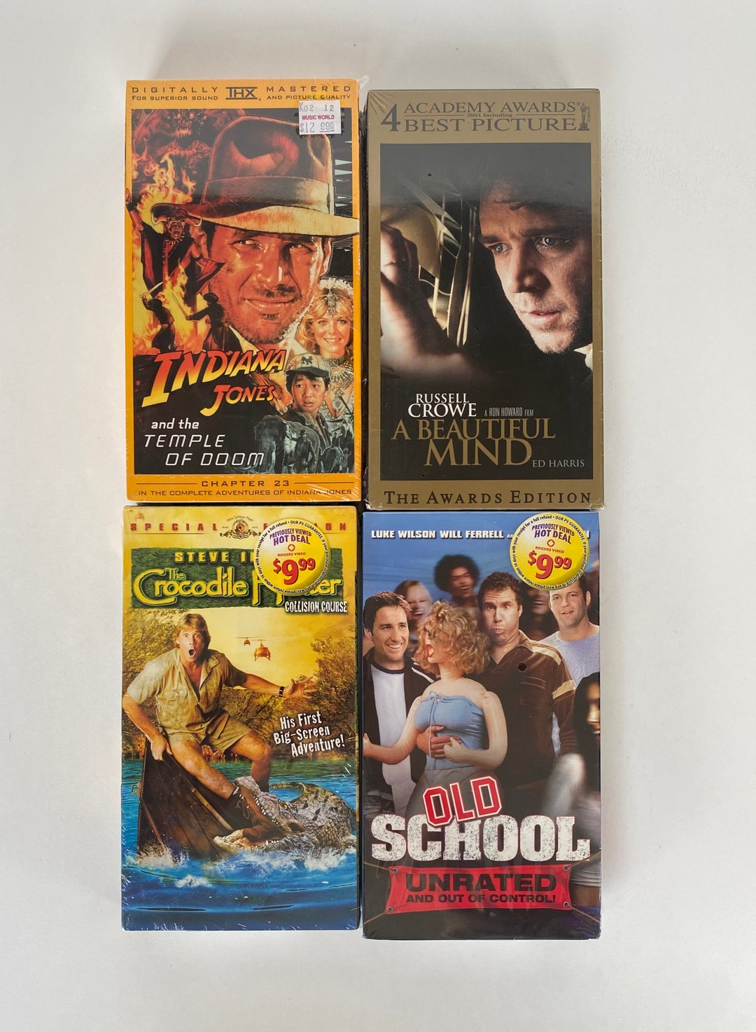 VHS Tapes, Vintage, New Sealed, Old Stock. Old School Unrated, A ...