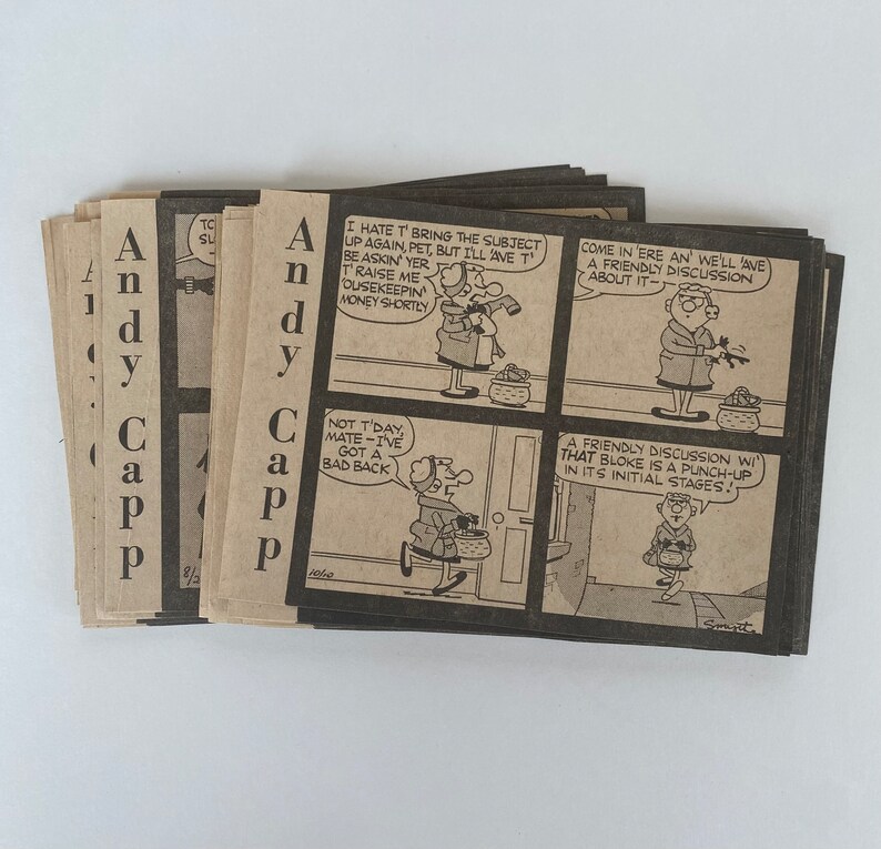 Andy Capp, by Reg Smythe. Newspaper Comic Strips, Black and White ...