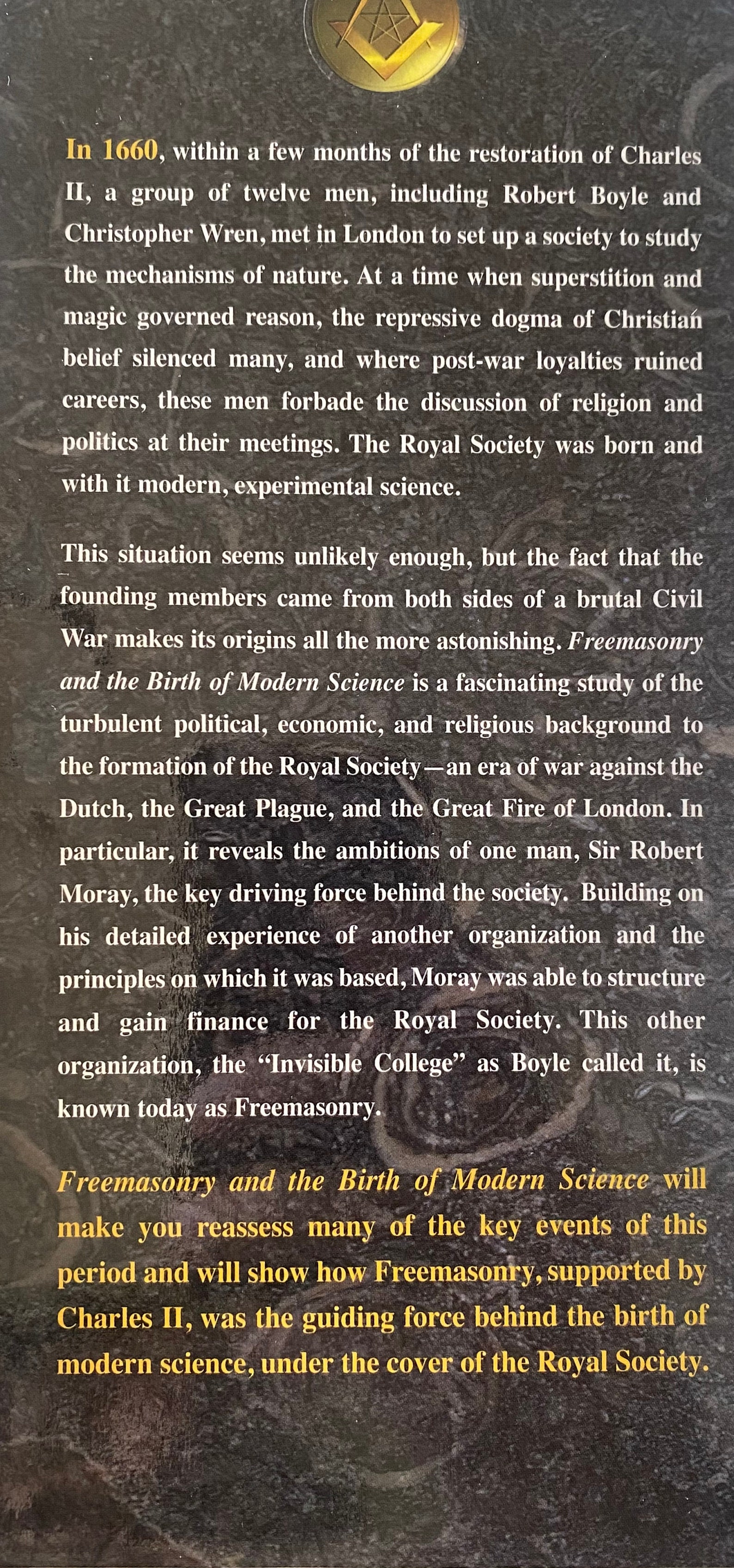 Freemasonry and the Birth of Modern Science, Robert Lomas, 2003 - Etsy