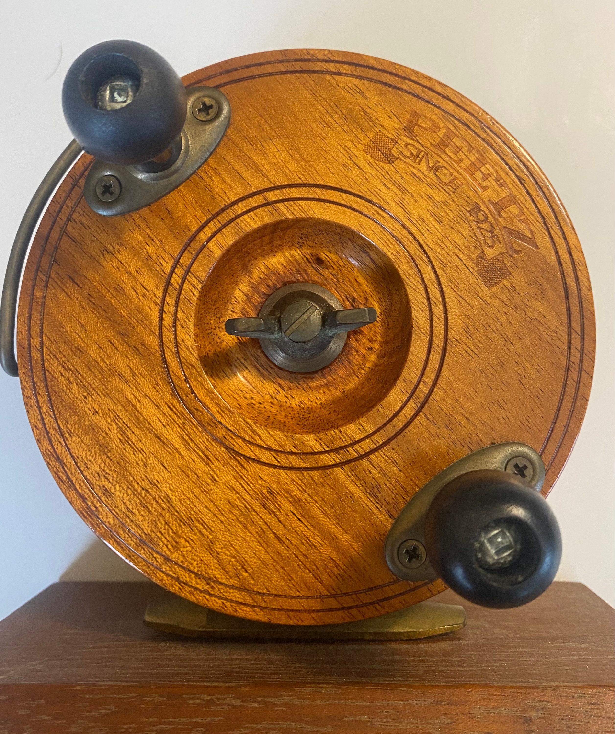 Vintage Peetz Classic Fishing Reel Trophy. Peetz Classic 5inch Fishing ...