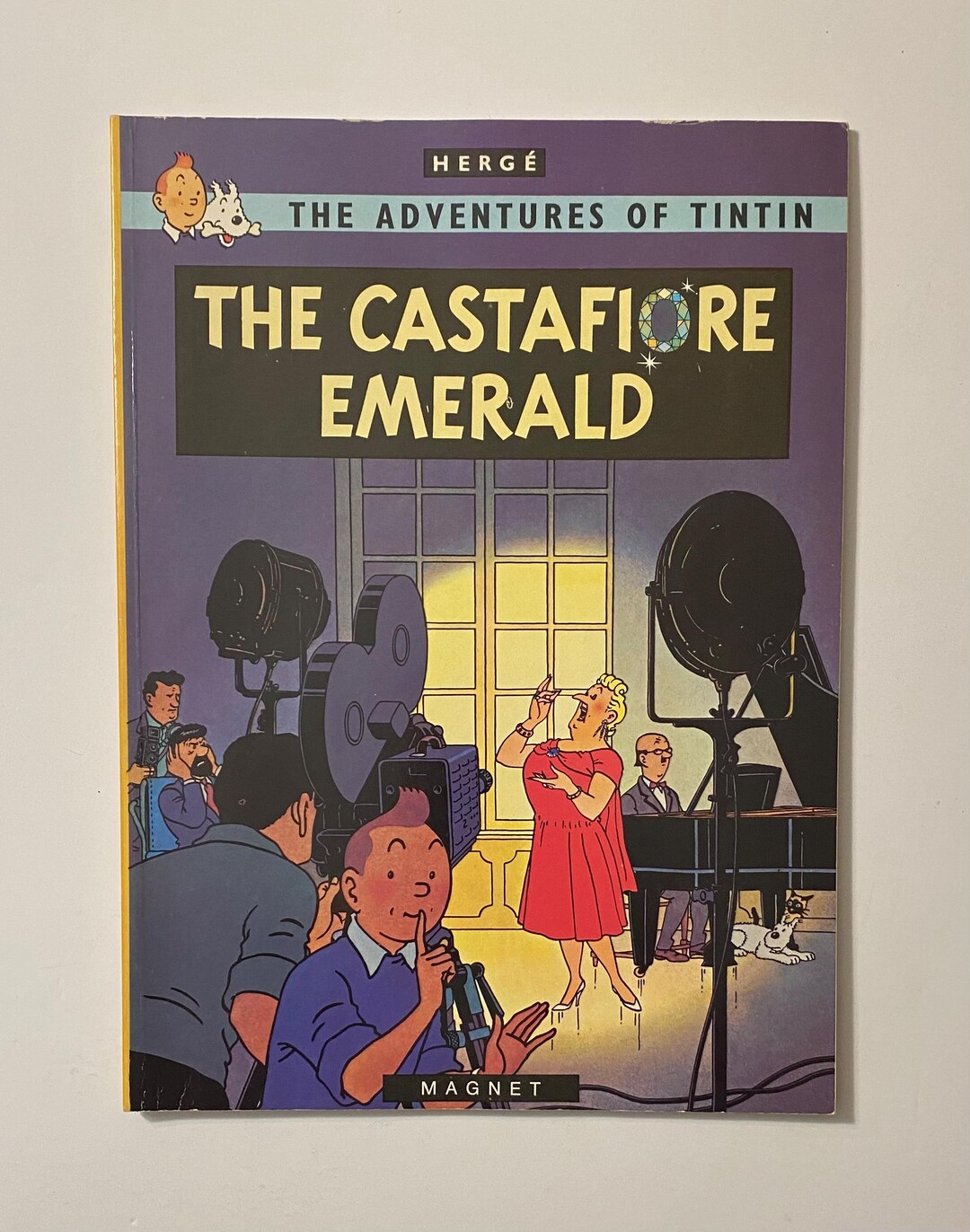 TINTIN, Tin Tin. the Castafiore Emerald. Vintage Comic. Softcover Book ...