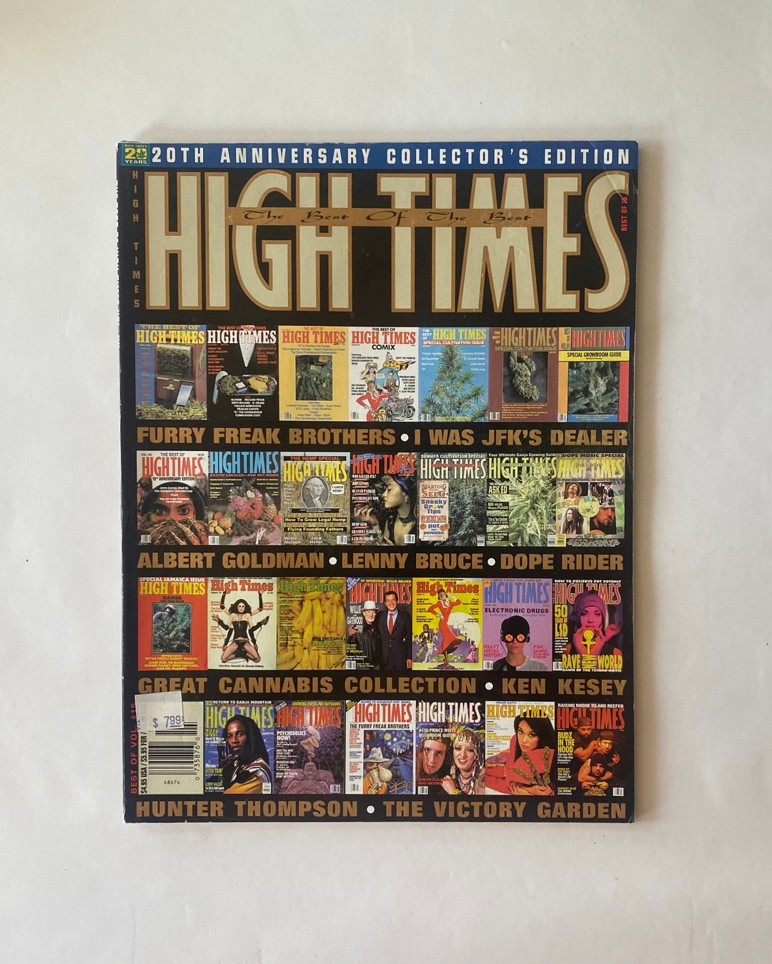 High Times Magazine, Vintage, Nov 1994, 20th Anniversary Collectors ...