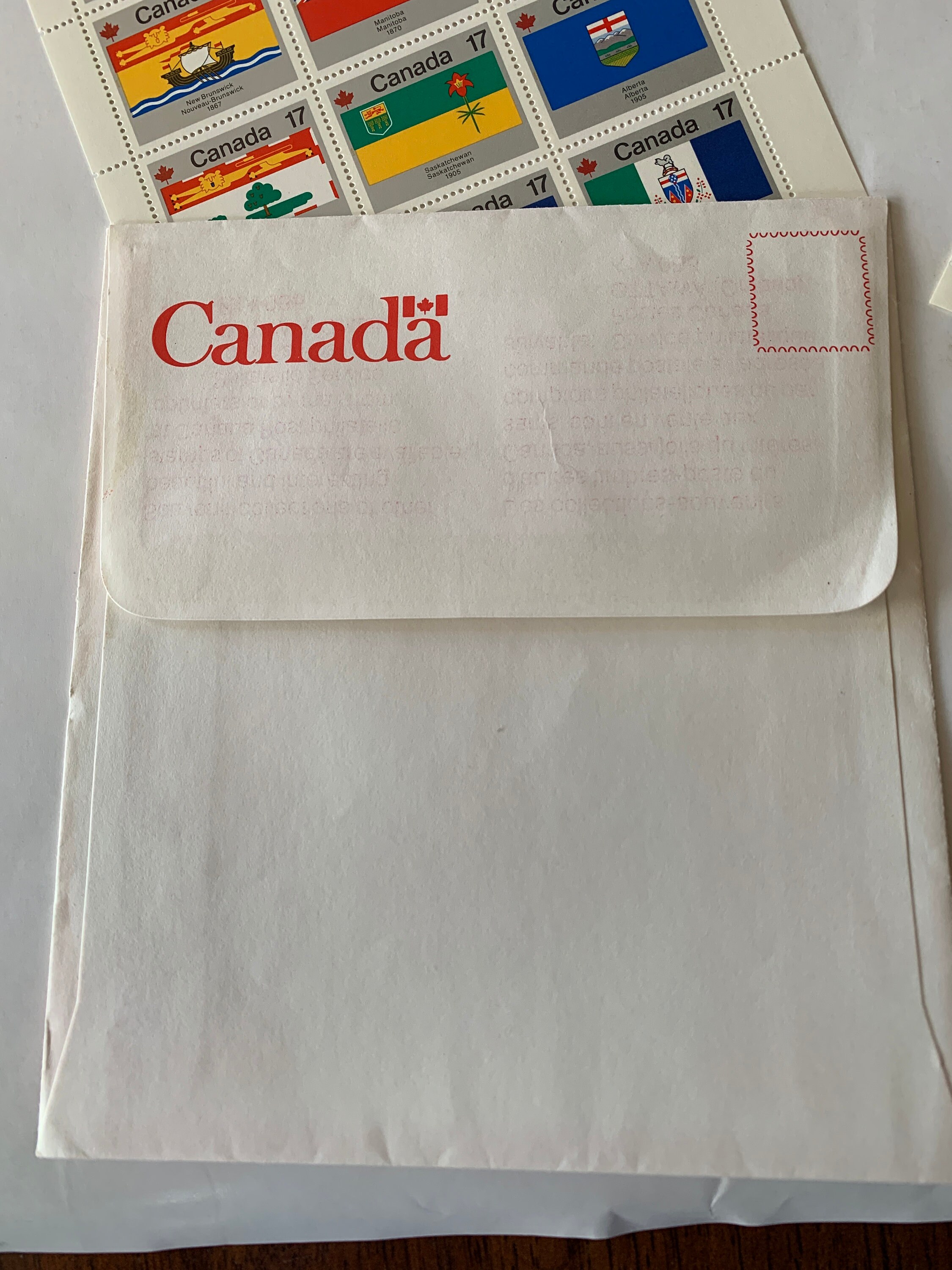 3 1979 Vintage Canada Mint Sheet of 12 Provinces Territories Flag ...