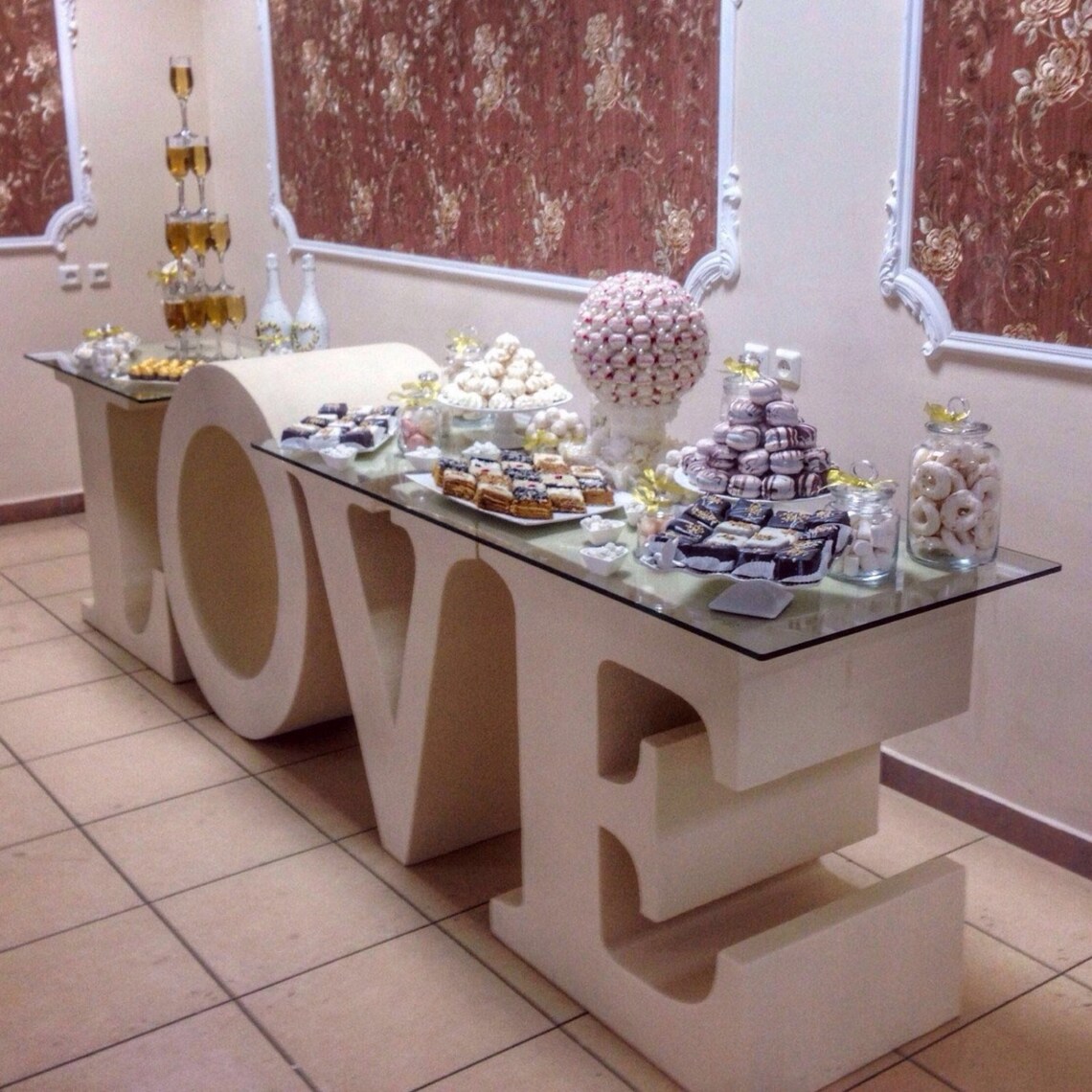 Table Letters LOVE Letters Big letters Wedding Backdrop | Etsy