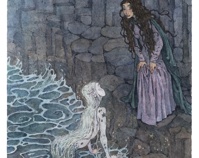 Land and the Sea: A4 Print - Etsy