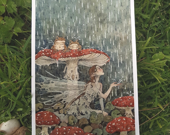 Toadstools: Original Watercolour Painting - Etsy