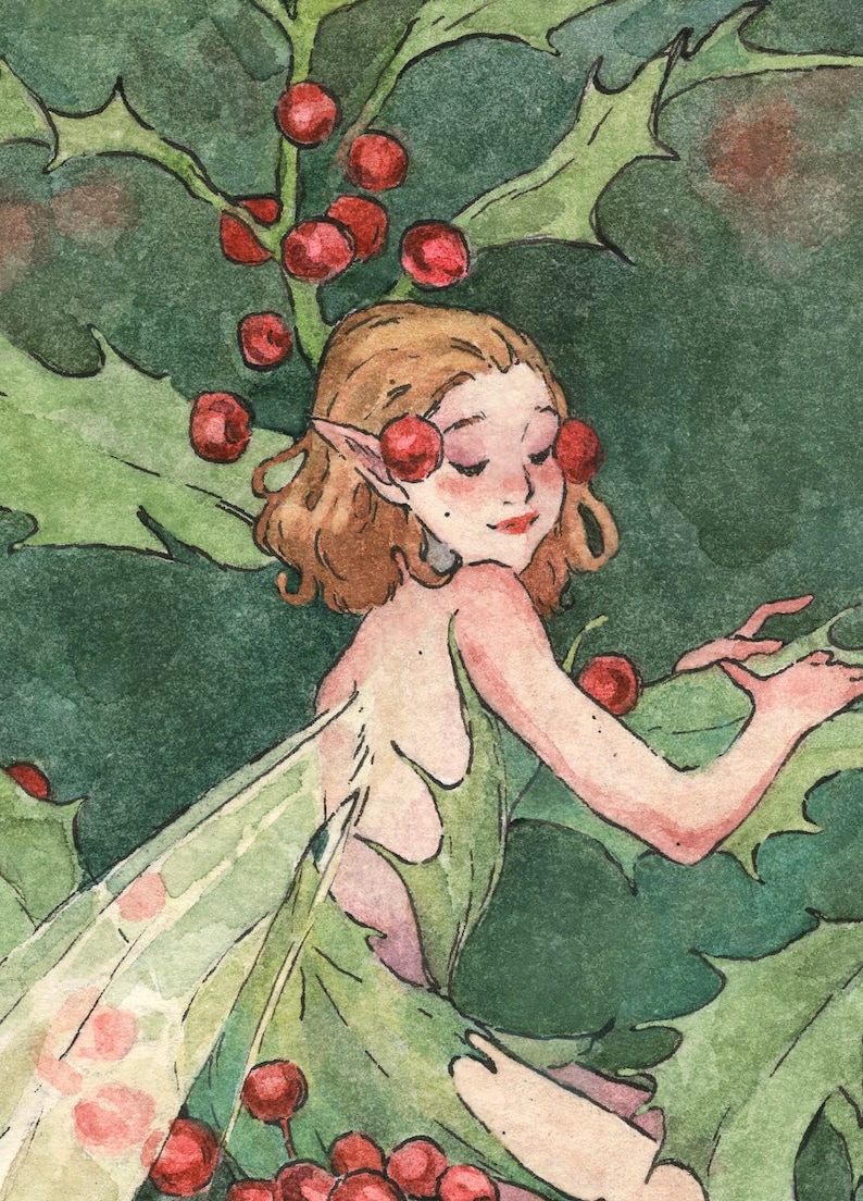 Holly: Art Print - Etsy