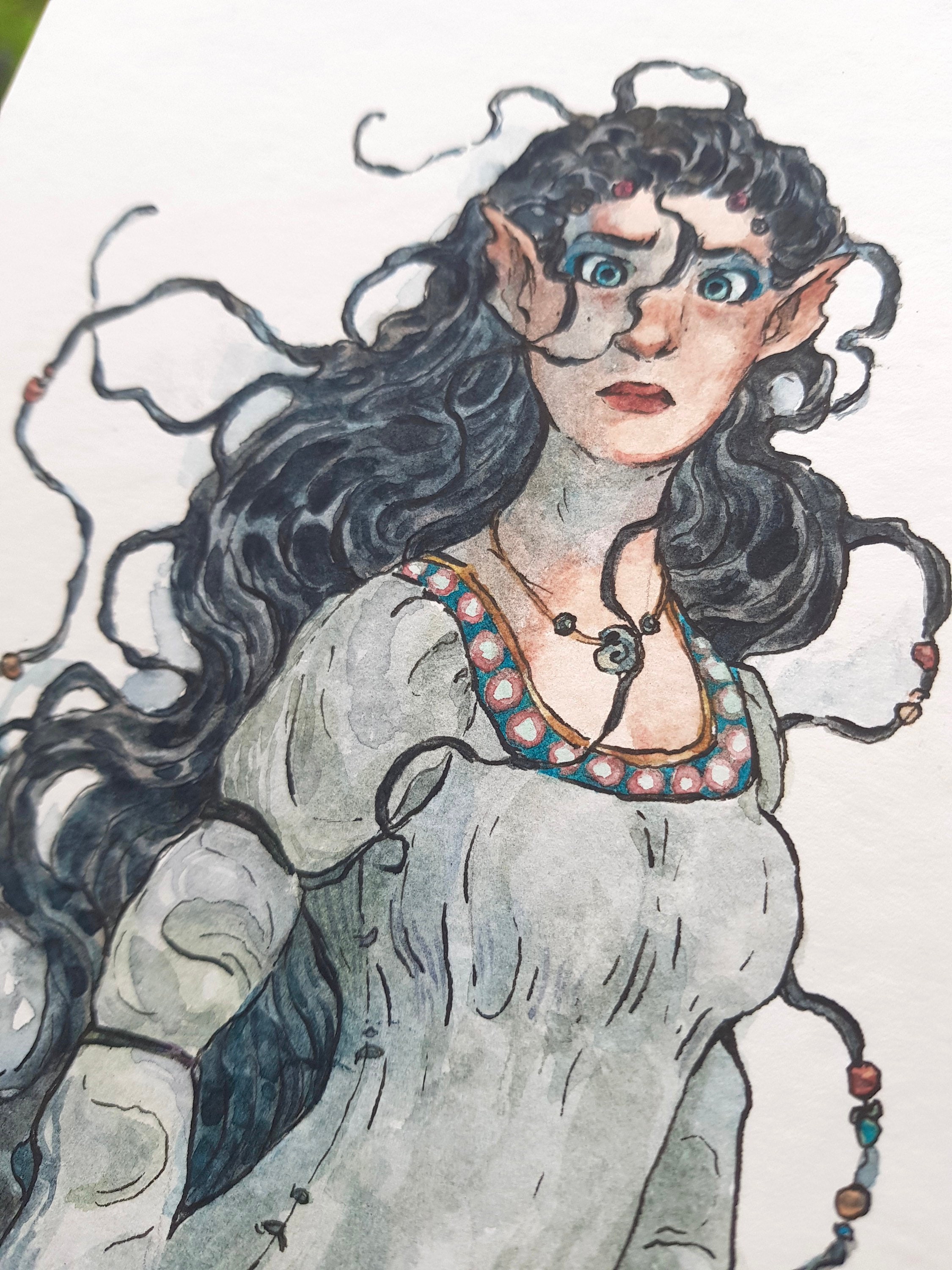 Banished Mermaid: Original Watercolour Painting - Etsy