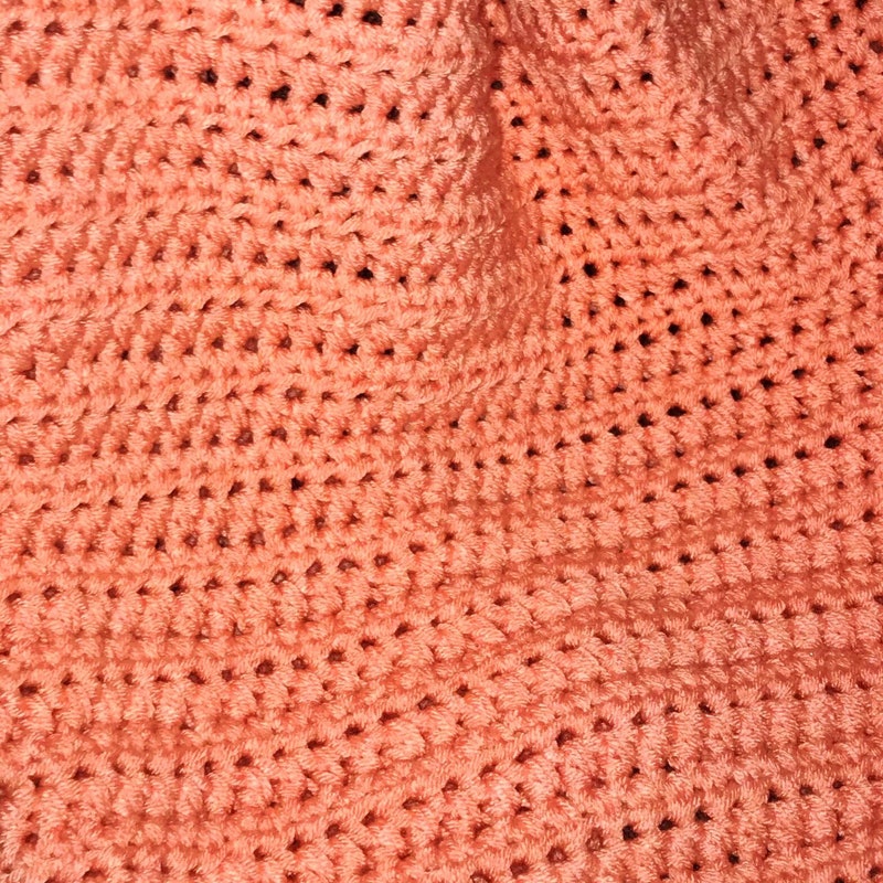 Peach Throw - Etsy