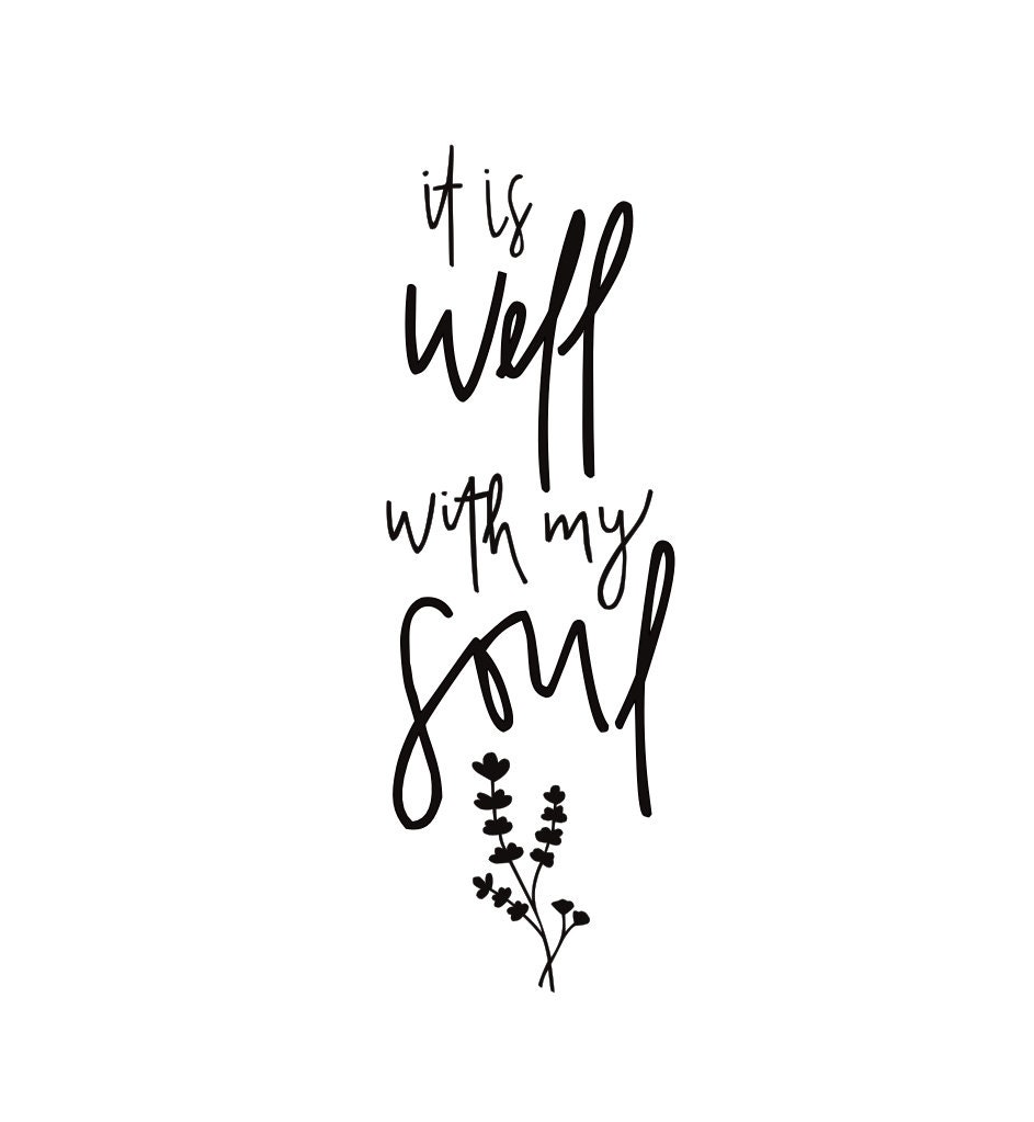 It is Well With My Soul SVG File for Cricut - Etsy