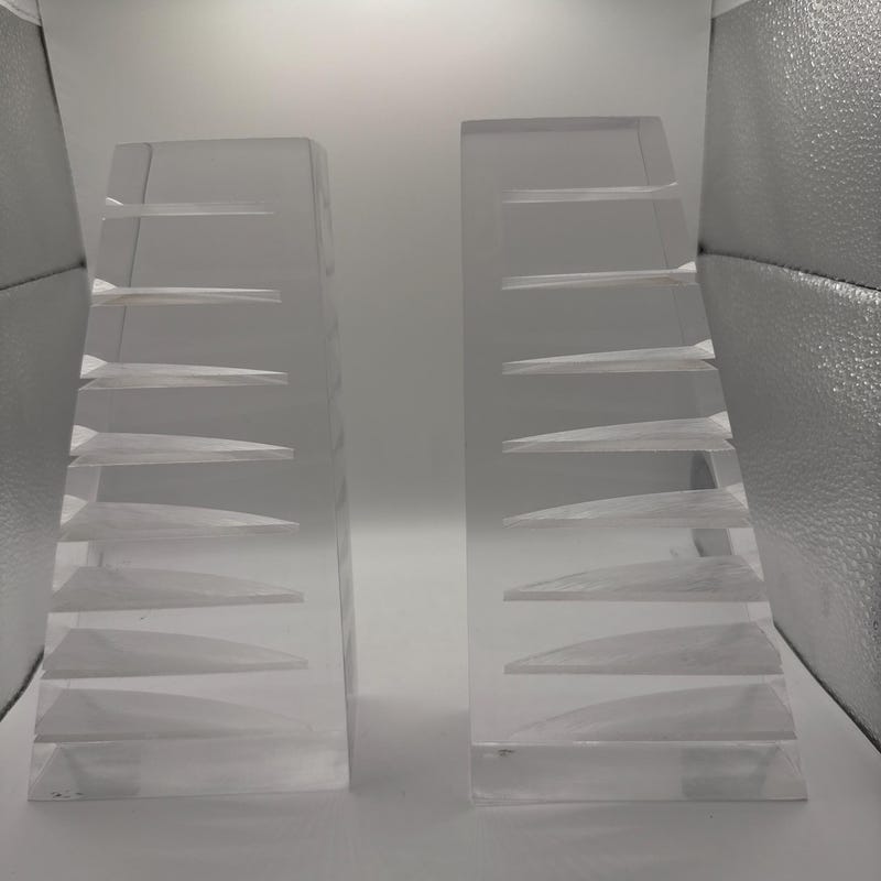 Lucite Bookends - Etsy