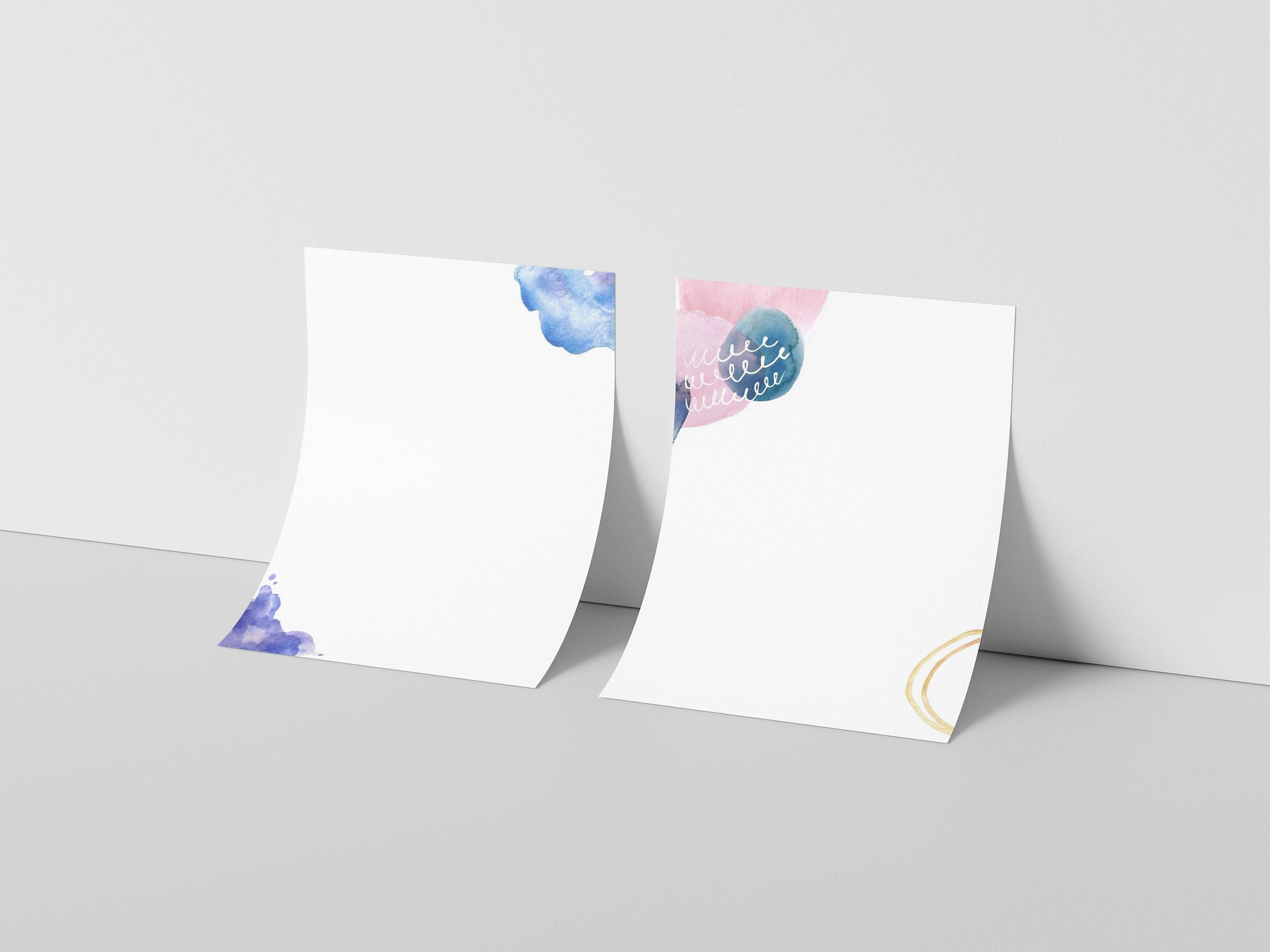 Printable Plain Paper Watercolor Various Pattern Instant - Etsy