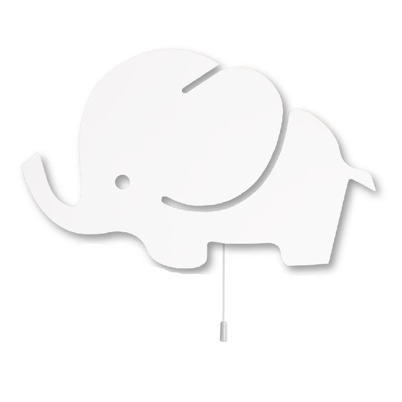 Elephant Wall Light Nursery Lighting Wooden Nightlight for - Etsy