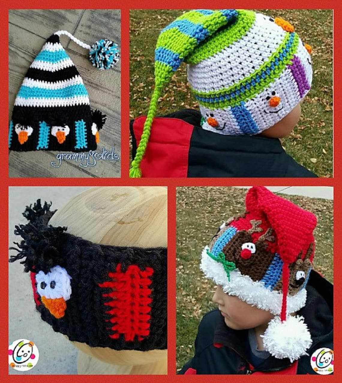 Sampler Stocking Cap Crochet Pattern - Etsy