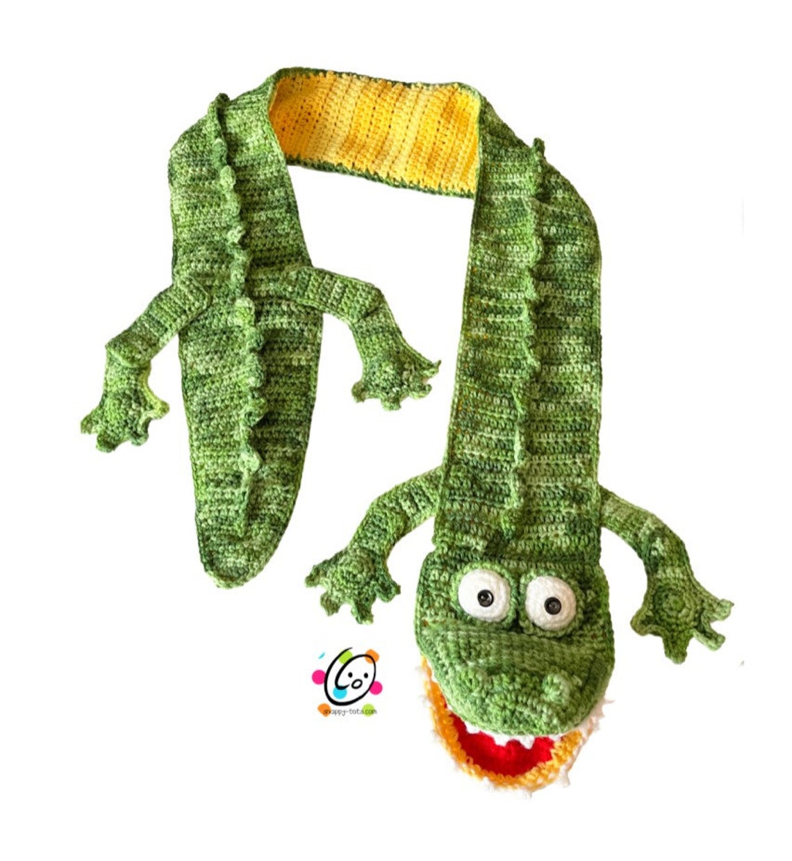 Alligator Scarf Crochet Pattern - Etsy