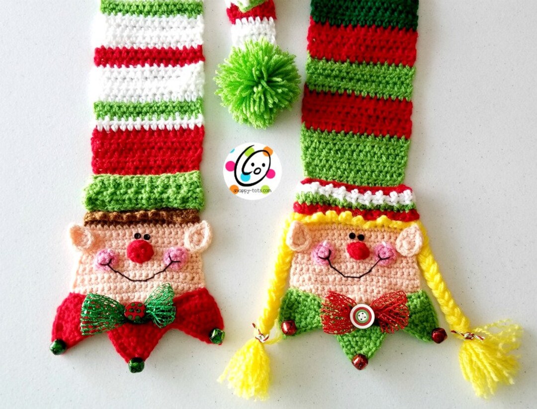 Long Tail Elf Scarf Crochet Pattern - Etsy