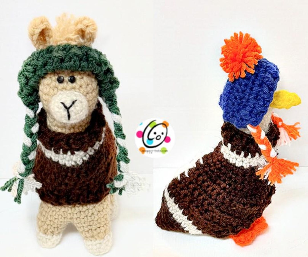 Mini Football Fan Crochet Pattern. Goose Not Included. - Etsy