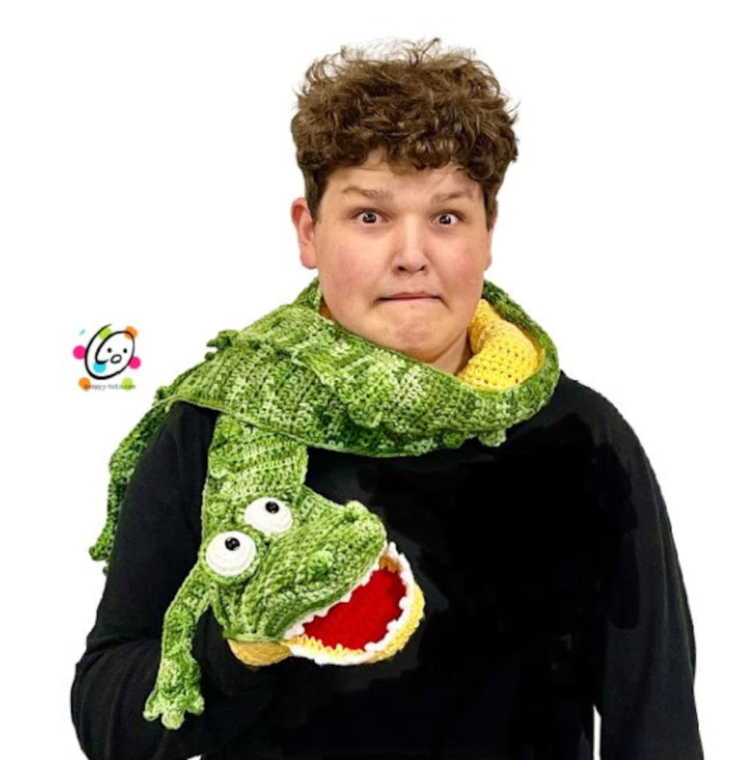 Alligator Scarf Crochet Pattern - Etsy