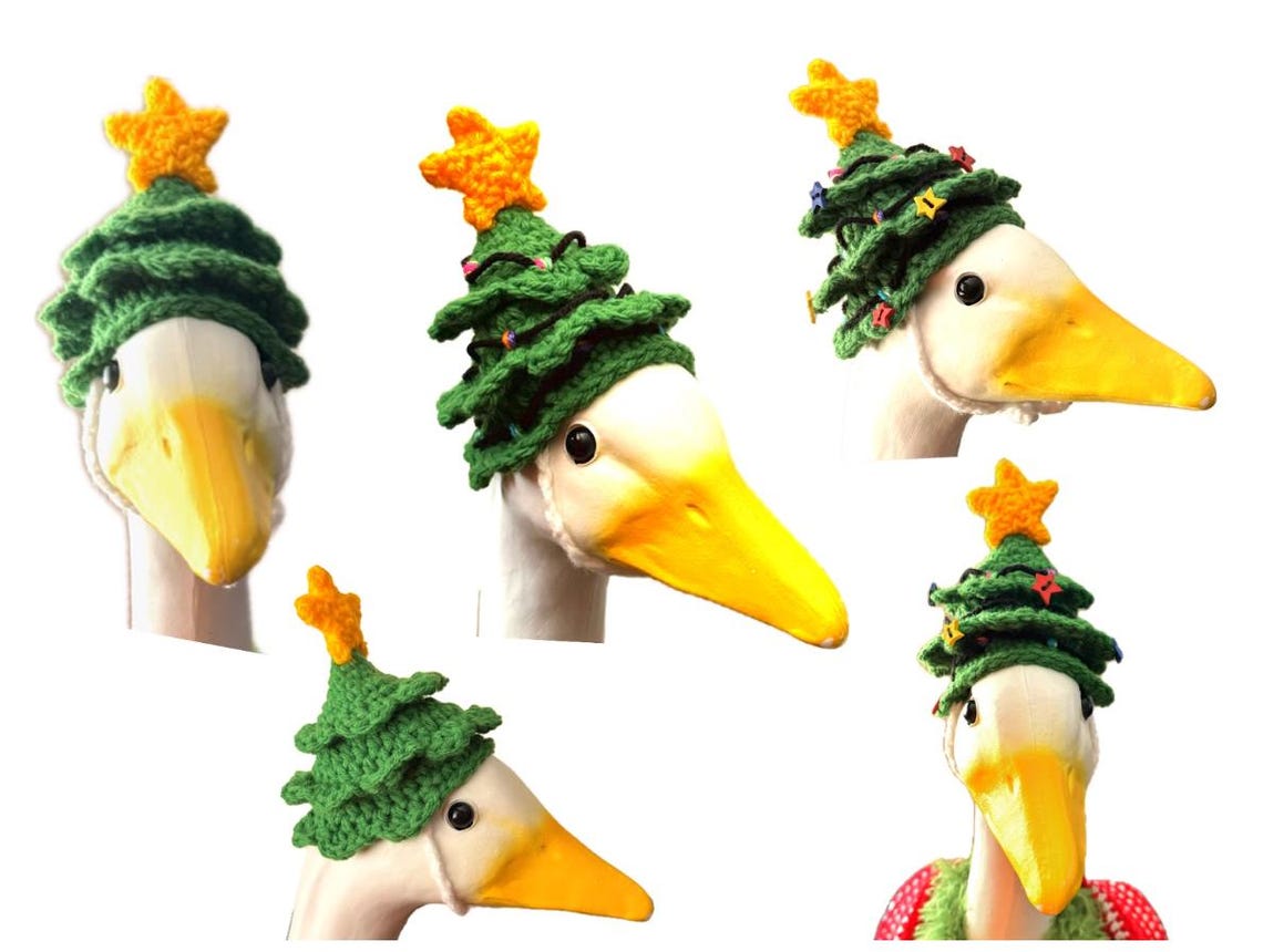Big Goose Tree Hat Crochet Patterns - Etsy