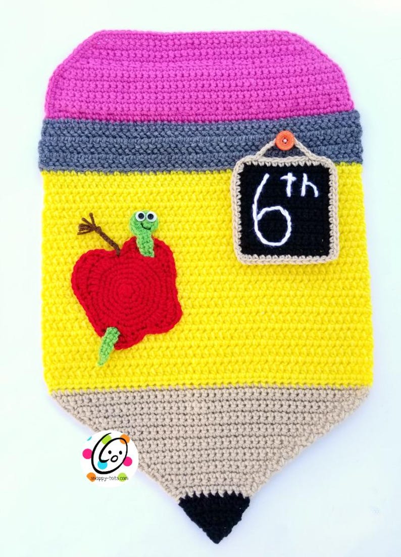 Back to School Flag Crochet Pattern - Etsy
