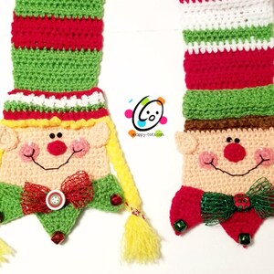 Long Tail Elf Scarf Crochet Pattern - Etsy