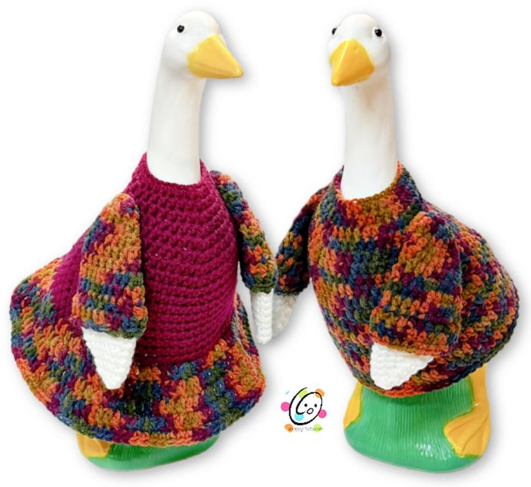 Small Goose Fall Set Crochet Patterns - Etsy