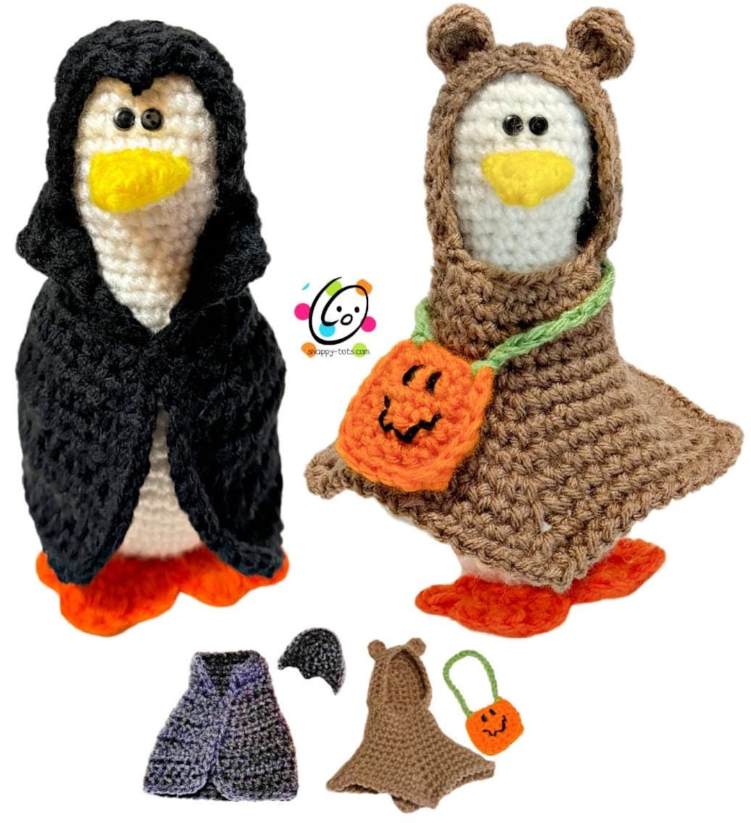 Mini Costumes Pack 1 Crochet Patterns. Goose Not Included. - Etsy