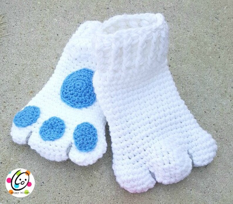 Bunny Feet Slippers Crochet Pattern - Etsy