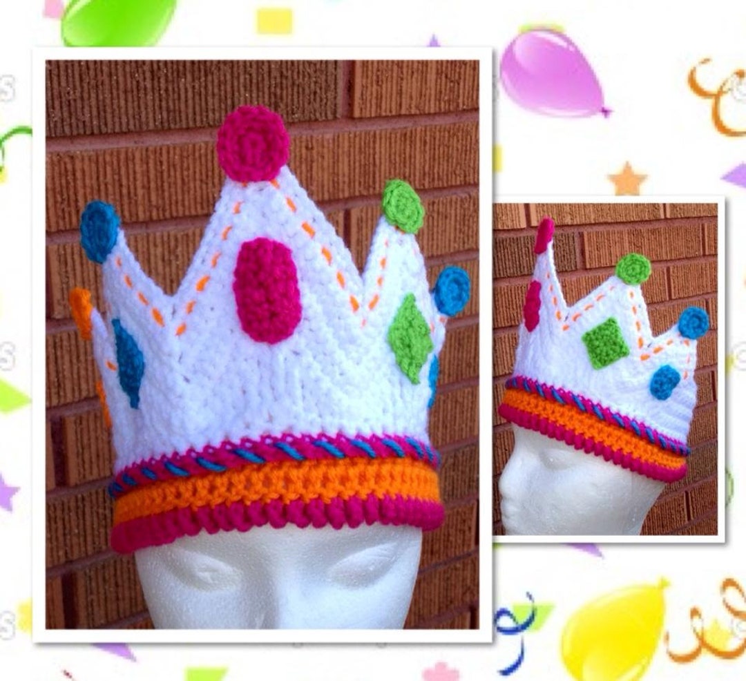 Snappy Crown Crochet Pattern - Etsy