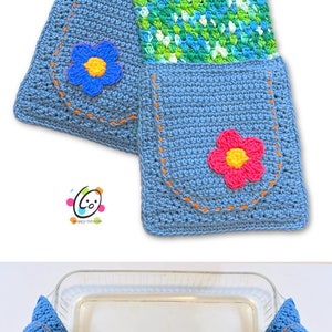 Pan Grabbers Crochet Pattern - Etsy