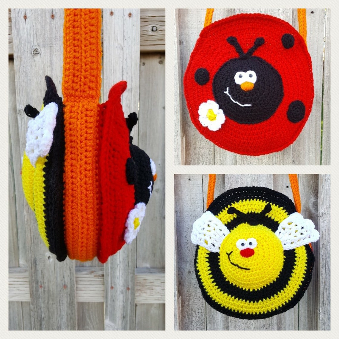 Bee My Ladybug Bag Crochet Pattern - Etsy