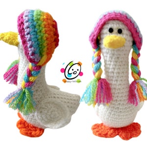 Mini Goose Lucky Dress-up Set Crochet Pattern. Goose Not Included. - Etsy