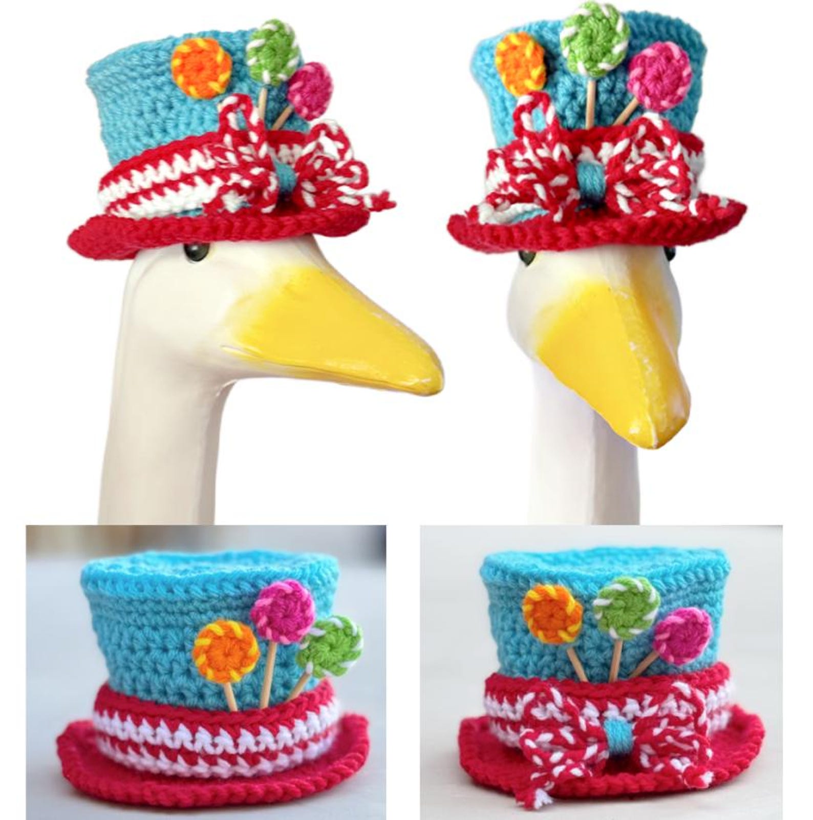 Big-23” Party Hats and Hair Crochet Pattern Pack - Etsy