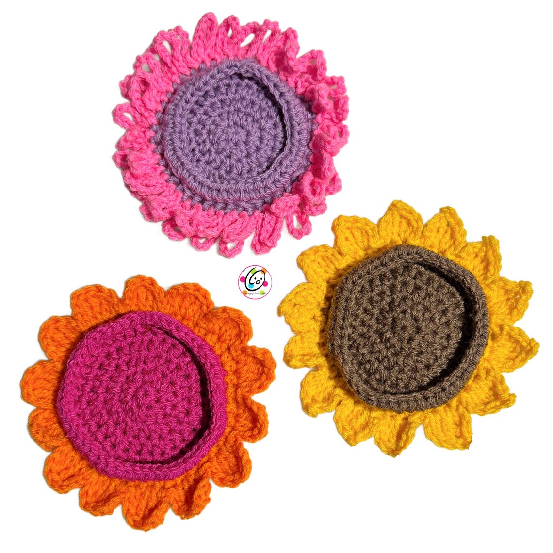 Mini Flower Mats for Desk Geese Crochet Pattern Pack. - Etsy