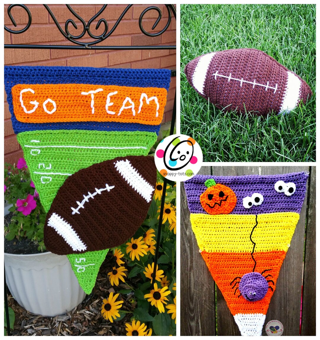 Pennant Flag Crochet Pattern - Etsy