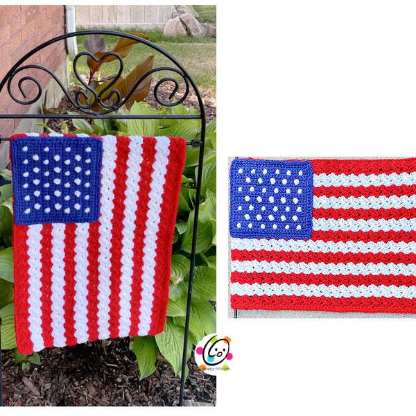 Flag Crochet Pattern - Etsy