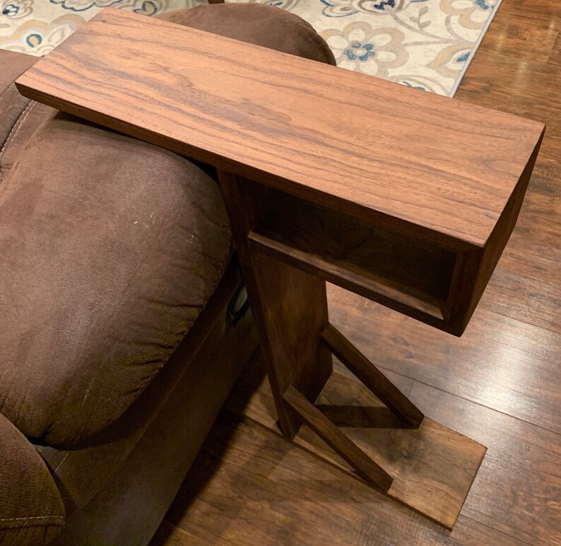 Sliding Waterfall Side Table - Etsy