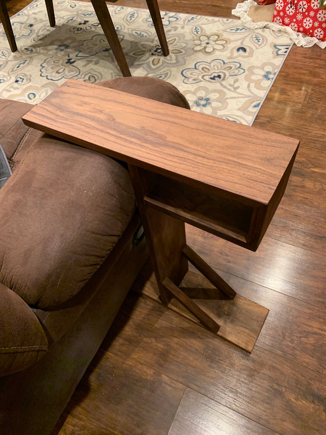 Sliding Waterfall Side Table - Etsy