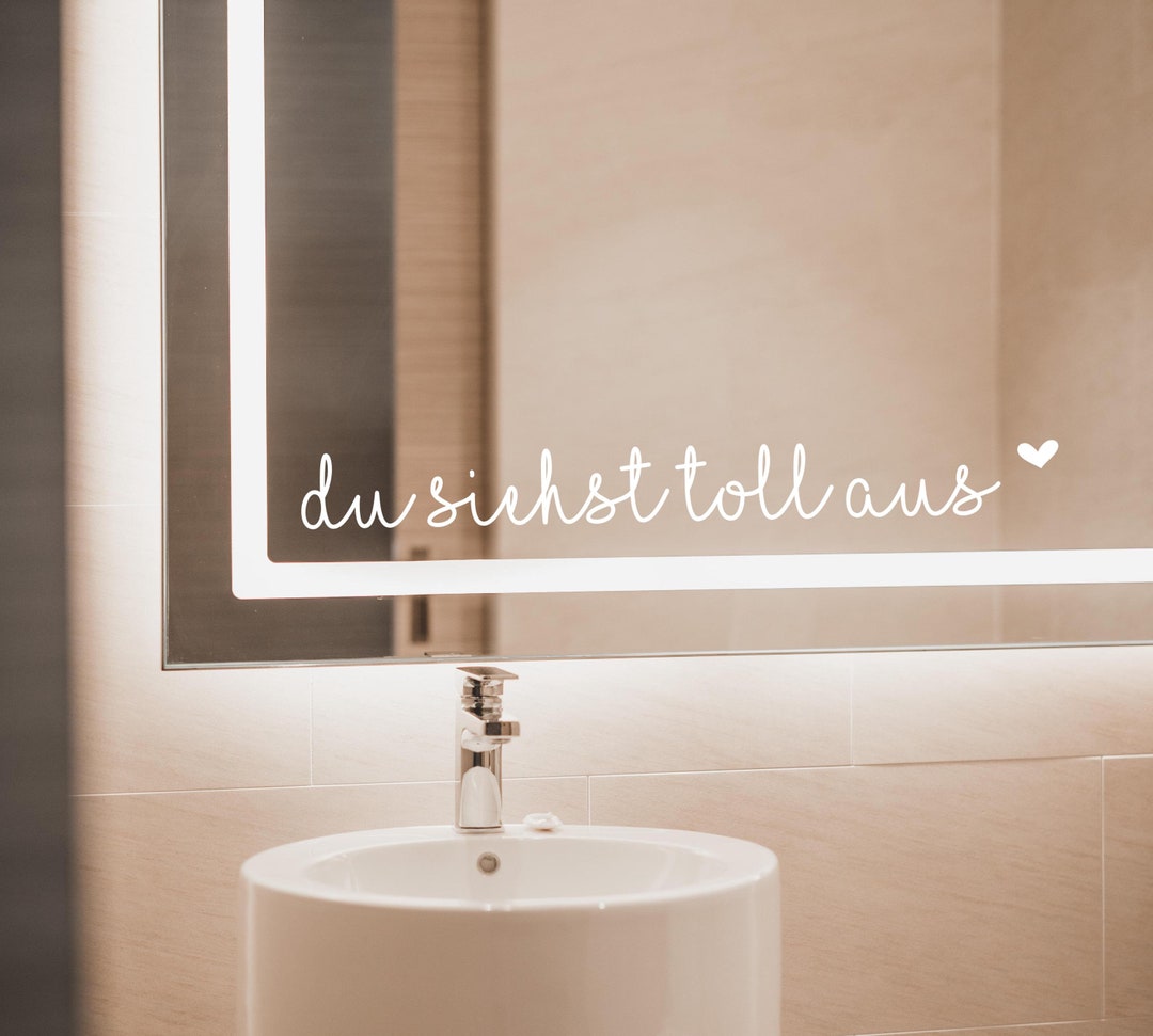 You Look Great - Stickers for Mirrors | Self-adhesive, Washable & in ...