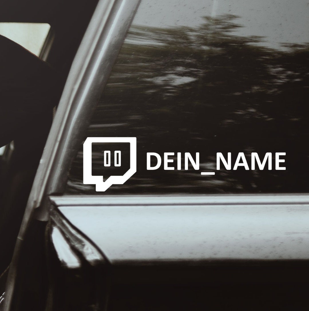 2x Personalized Twitch Stickers | Design Your Own Twitch Stickers | Car ...
