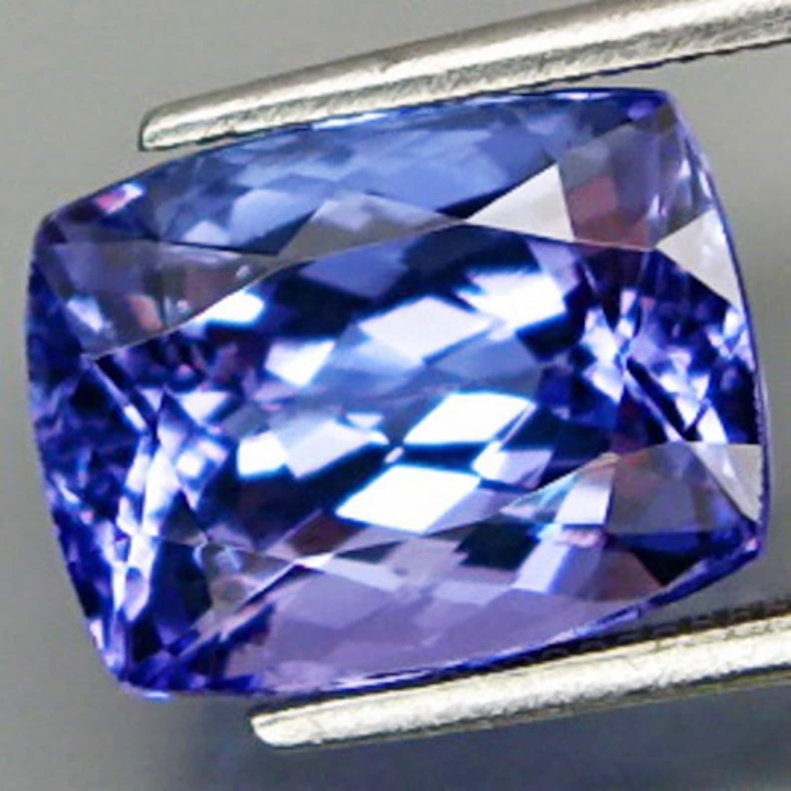 1.01cts Natural Tanzanite Purple Blue Color Hi-end - Etsy
